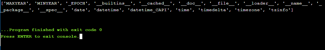 Модуль Datetime в Python Otus