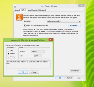Как обновить версию Java? OTUS