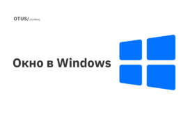 Окно в Windows OTUS