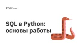 SQL в Python: основы работы OTUS