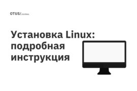 Установка Linux: подробная инструкция OTUS